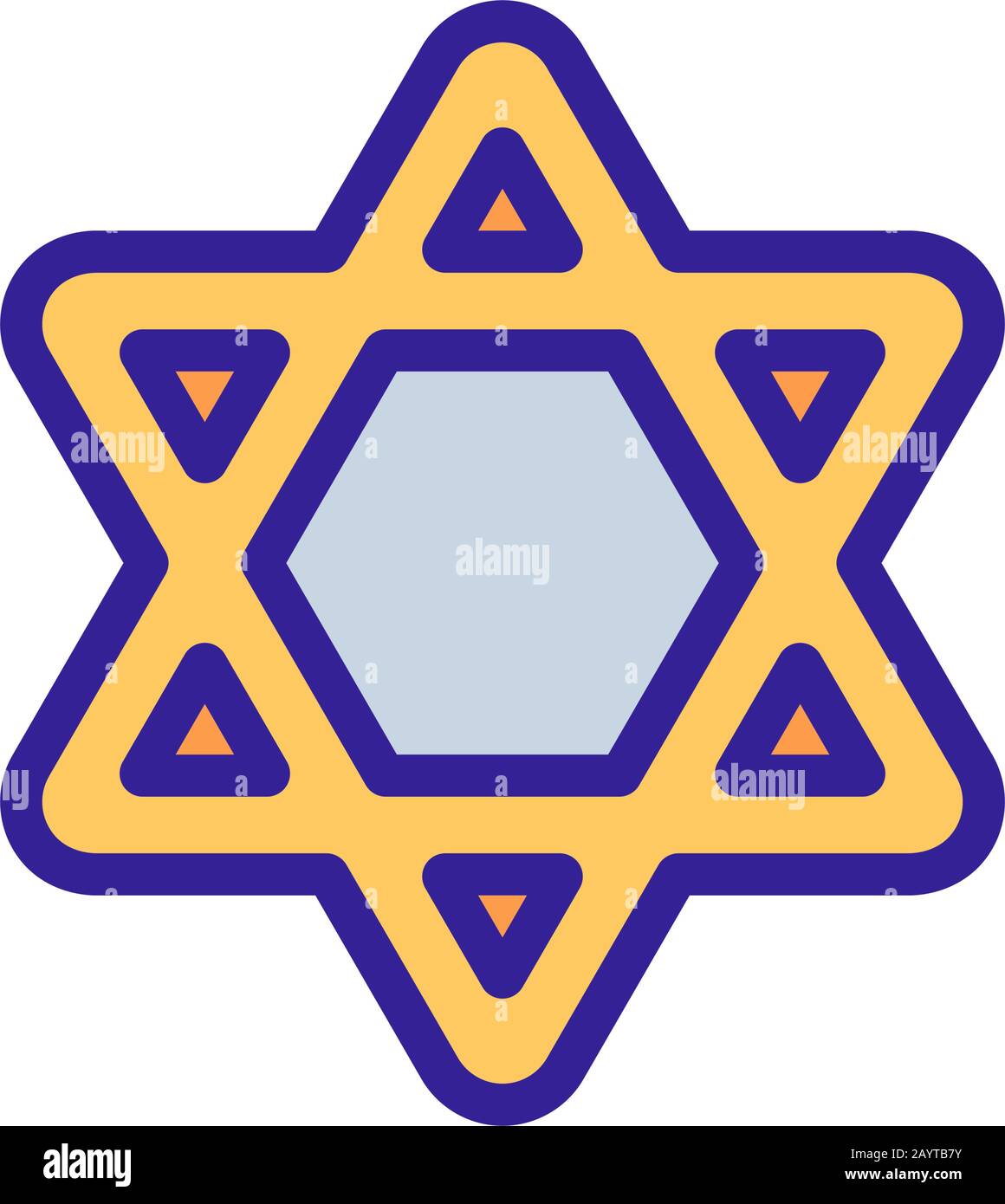 Israel icon vector. Isolated contour symbol illustration Stock Vector ...