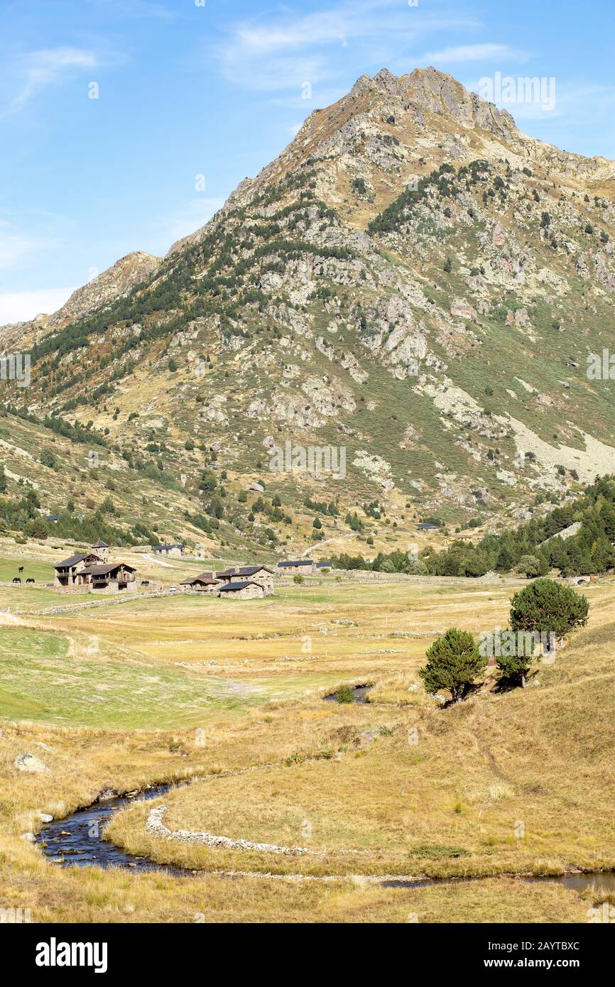 Mountain landscape photography in which you can see a stream and ...