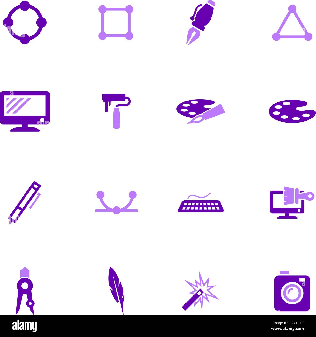 Design icons set Stock Vector Image & Art - Alamy