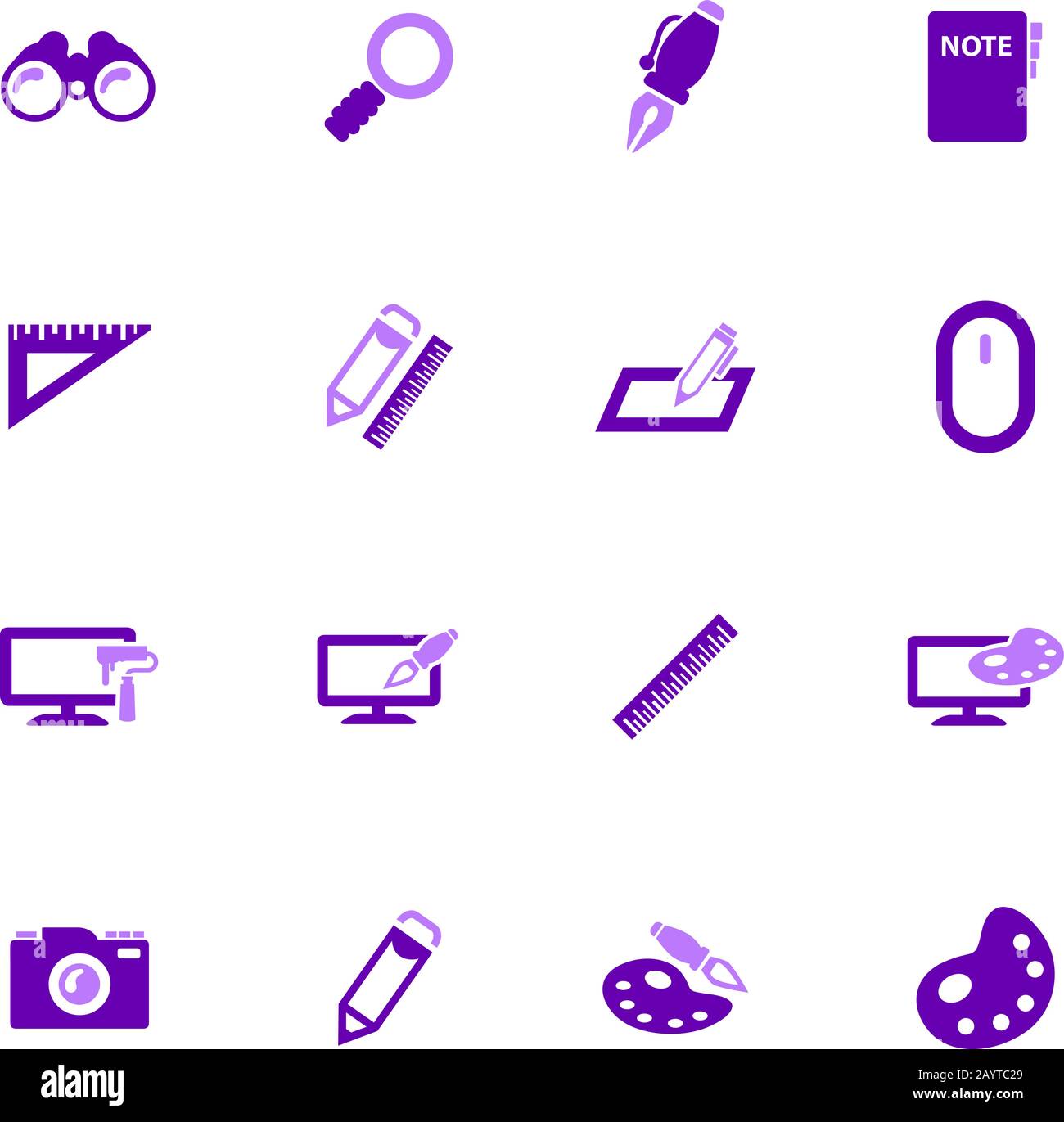 Design icons set Stock Vector Image & Art - Alamy