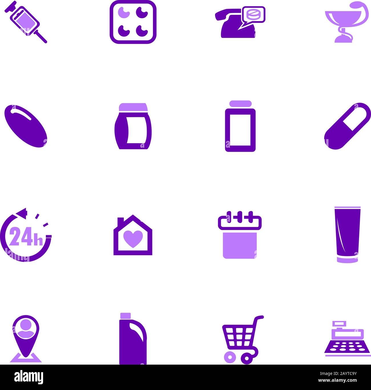 Drug store icons set Stock Vector Image & Art - Alamy