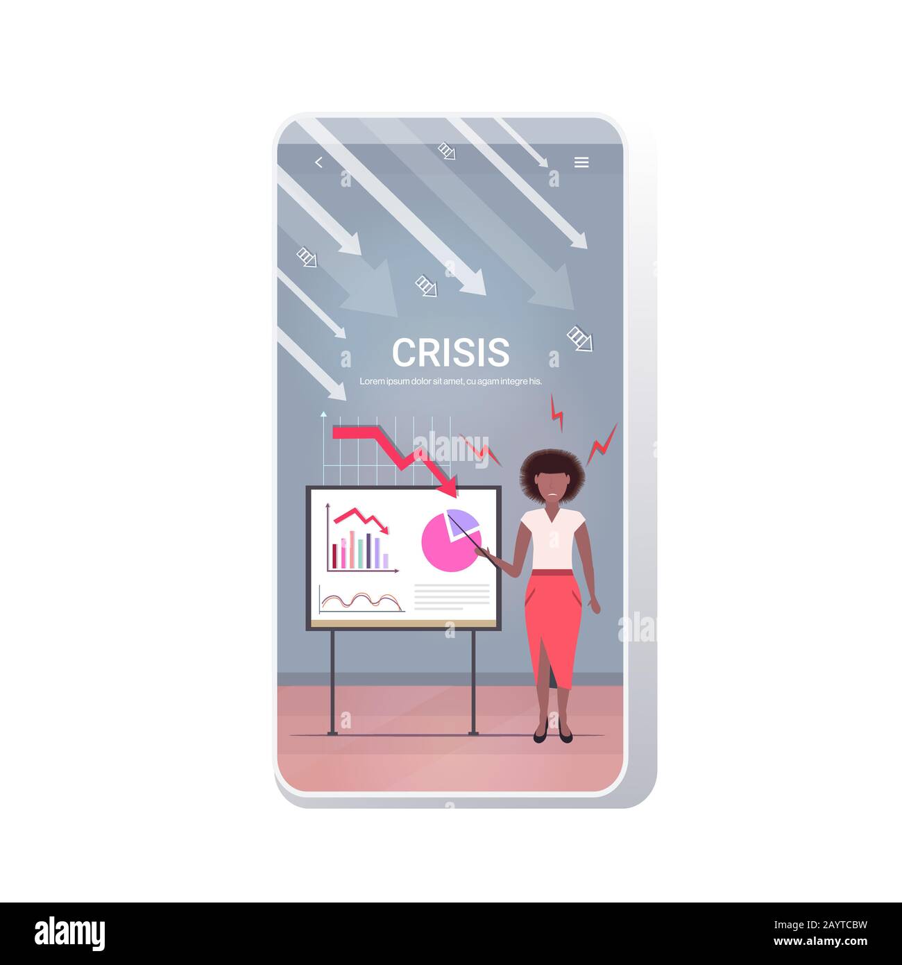 Angry crisis Stock Vector Images - Alamy