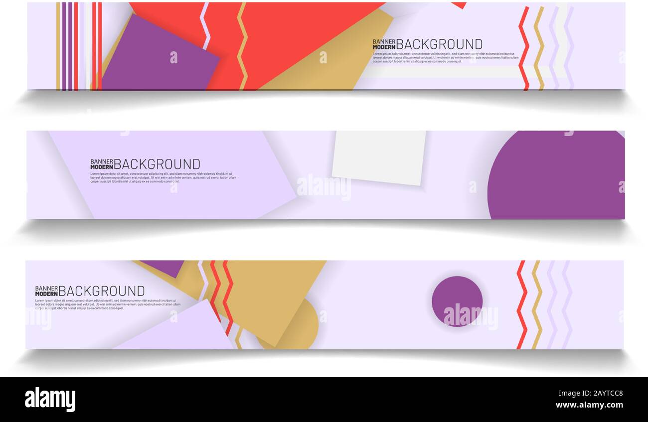 Abstract vector background banner template. rectangular design ...