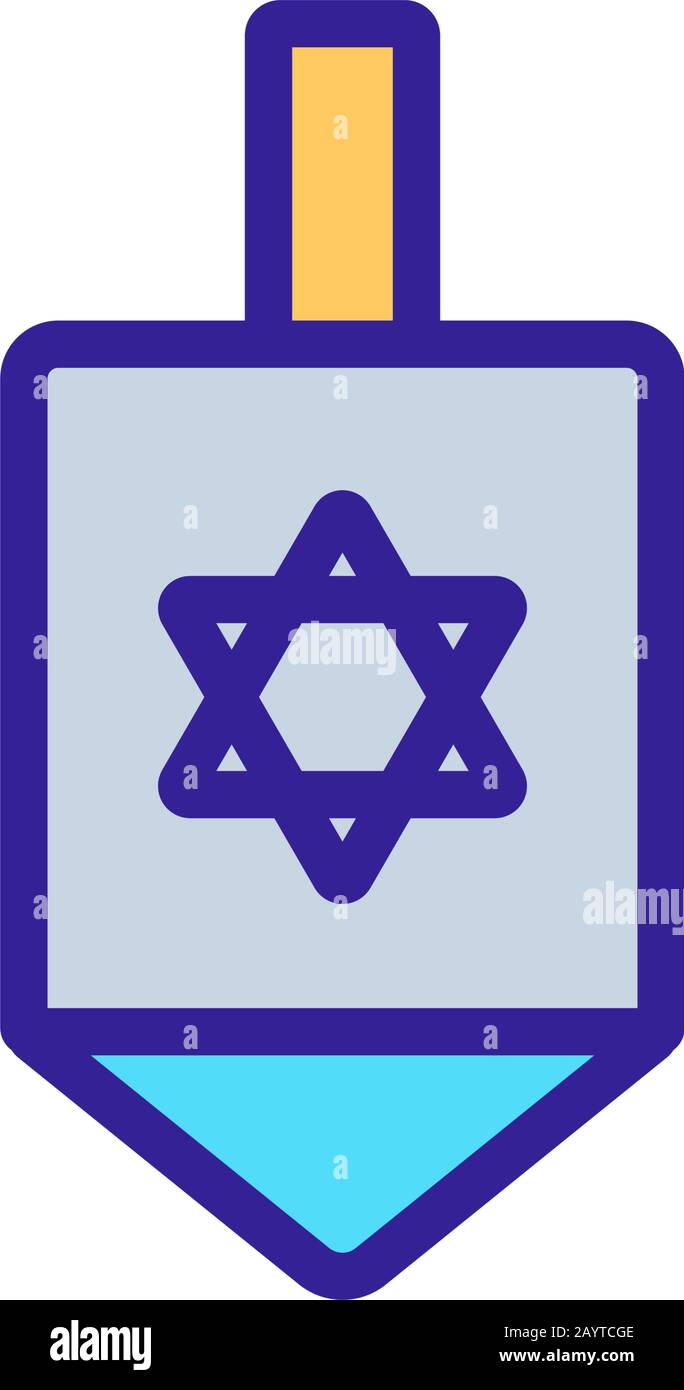 Israel icon vector. Isolated contour symbol illustration Stock Vector ...