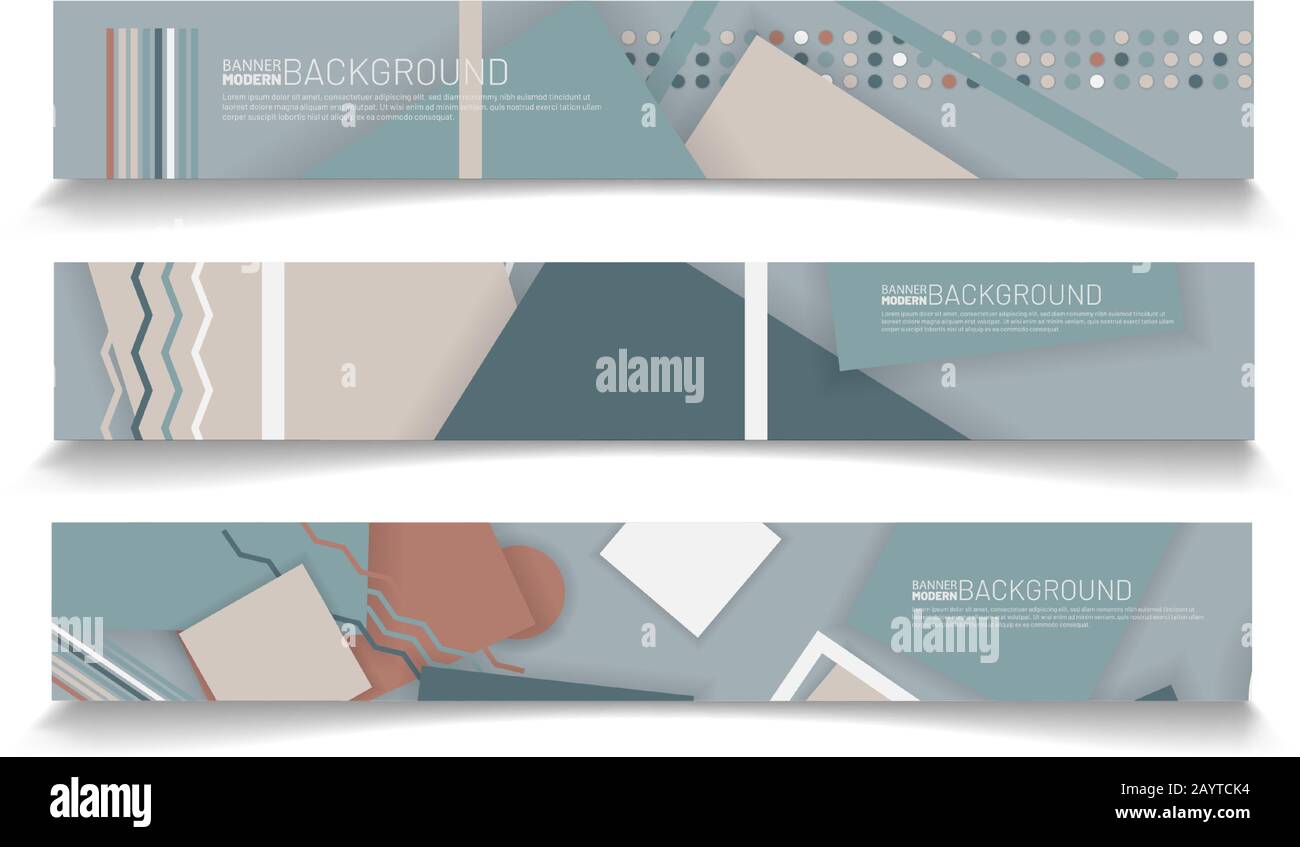 Abstract vector background banner template. rectangular design ...