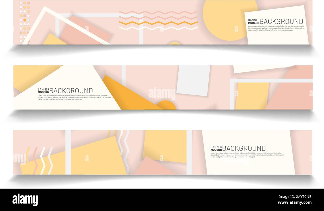 Abstract vector background banner template. rectangular design ...