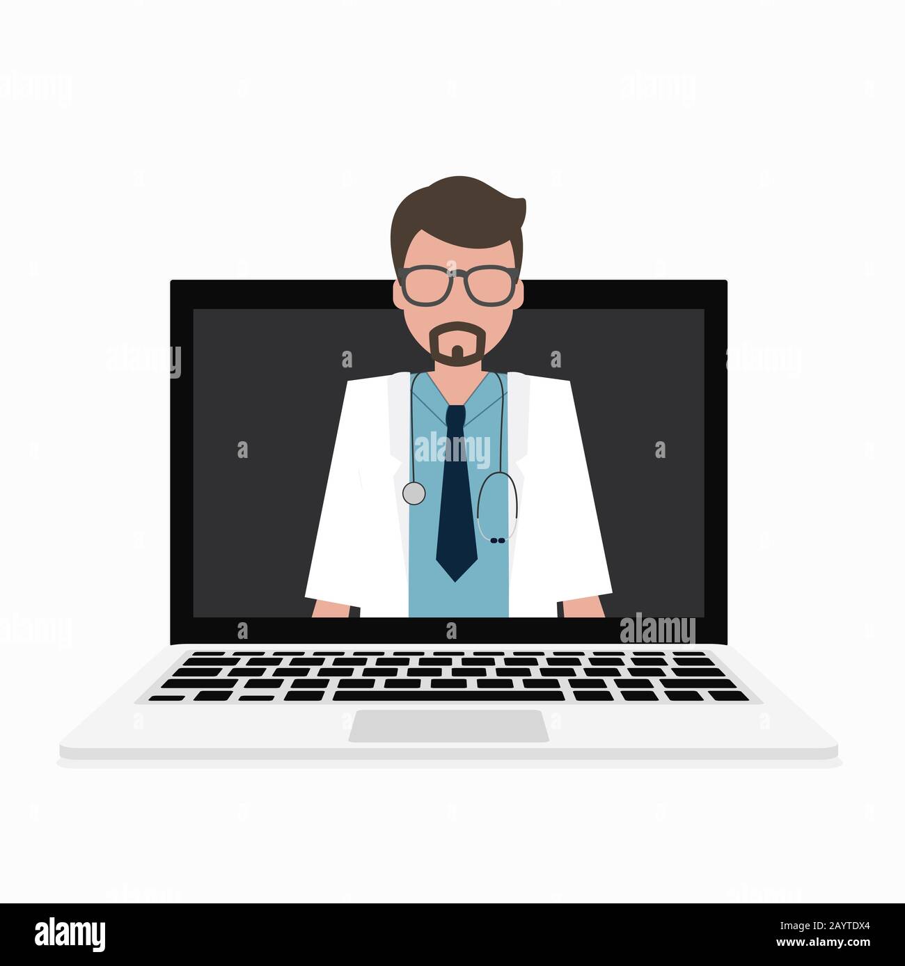 Doctor with online medical consultation concept, Healthcare services ...