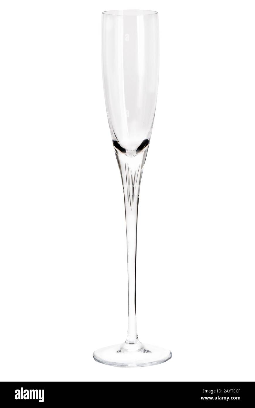 Glass goblet on a white background Stock Photo - Alamy