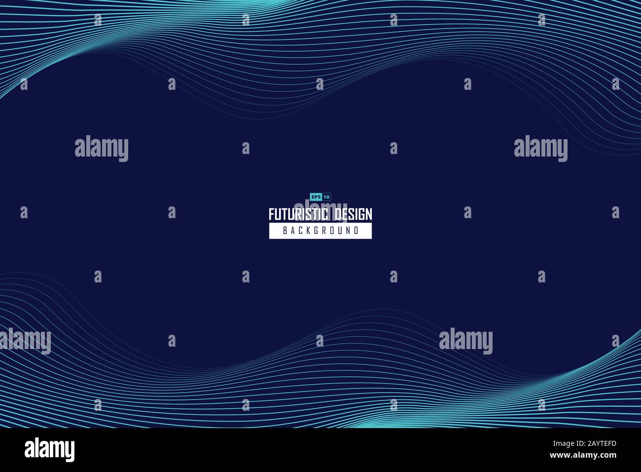 Light blue wavy lines hi-res stock photography and images - Alamy