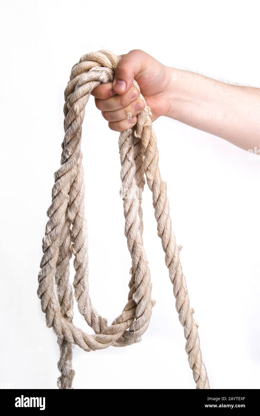 Prisoner bound rope hi-res stock photography and images - Alamy