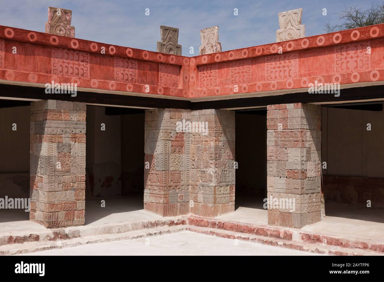 Palace of Quetzal Papalotl, Quetzalpapálotl, Teotihuacan, suburb of ...