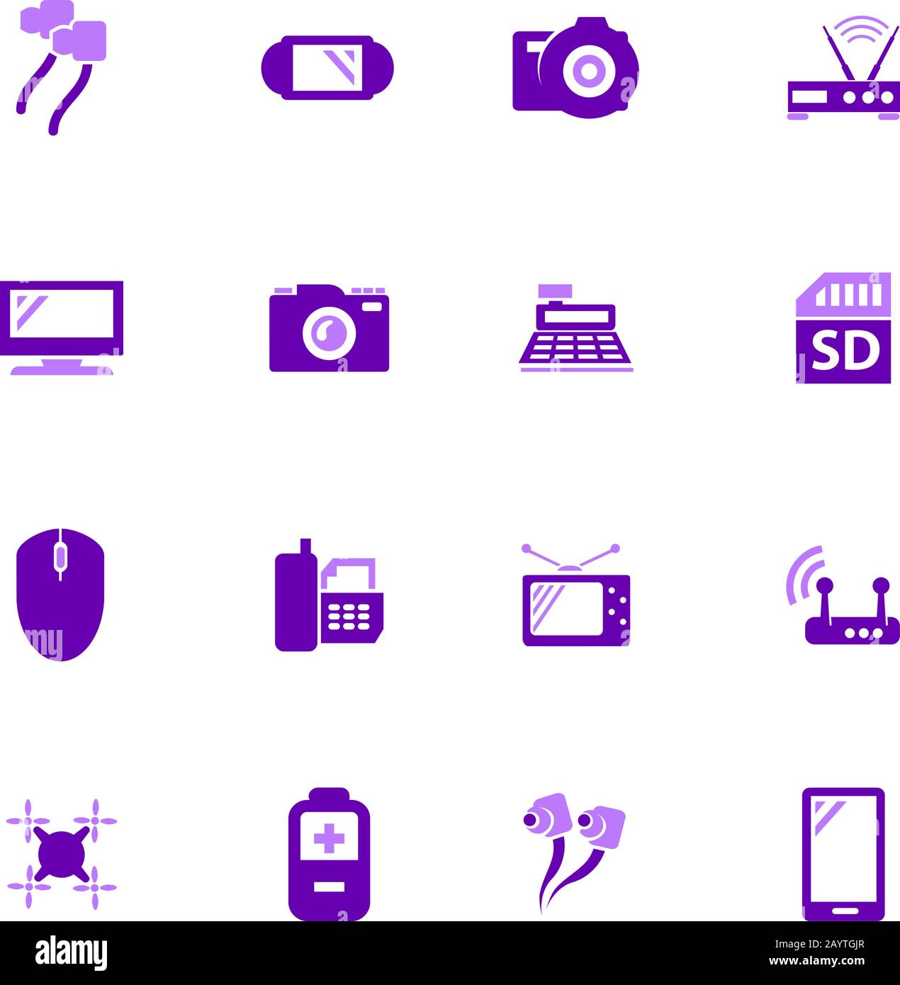 Home appliances icons set Stock Vector Image & Art - Alamy