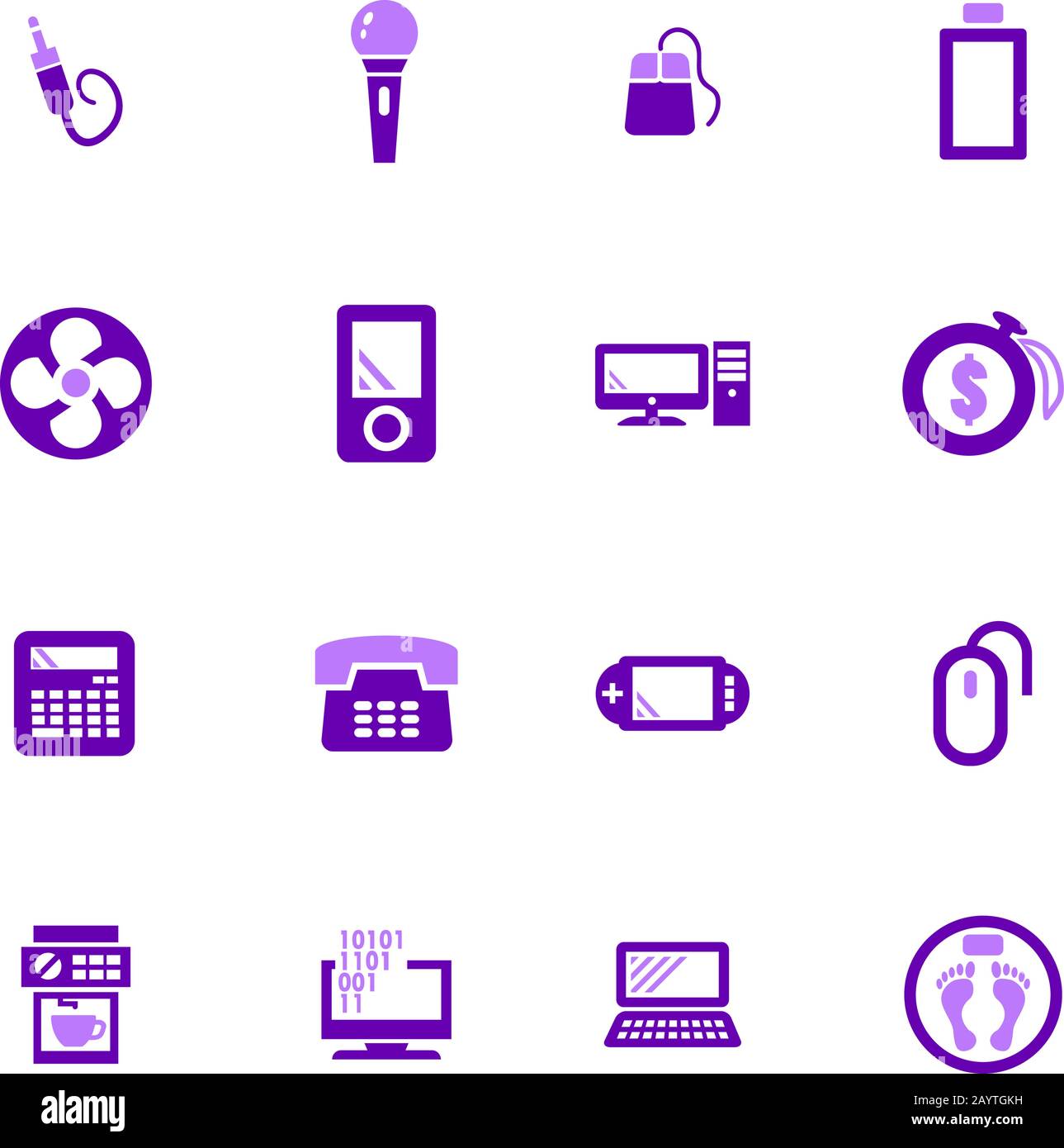 Home appliances icons set Stock Vector Image & Art - Alamy