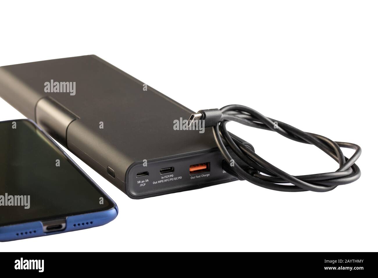 Power bank for charging mobile devices. smart phone charger with power ...