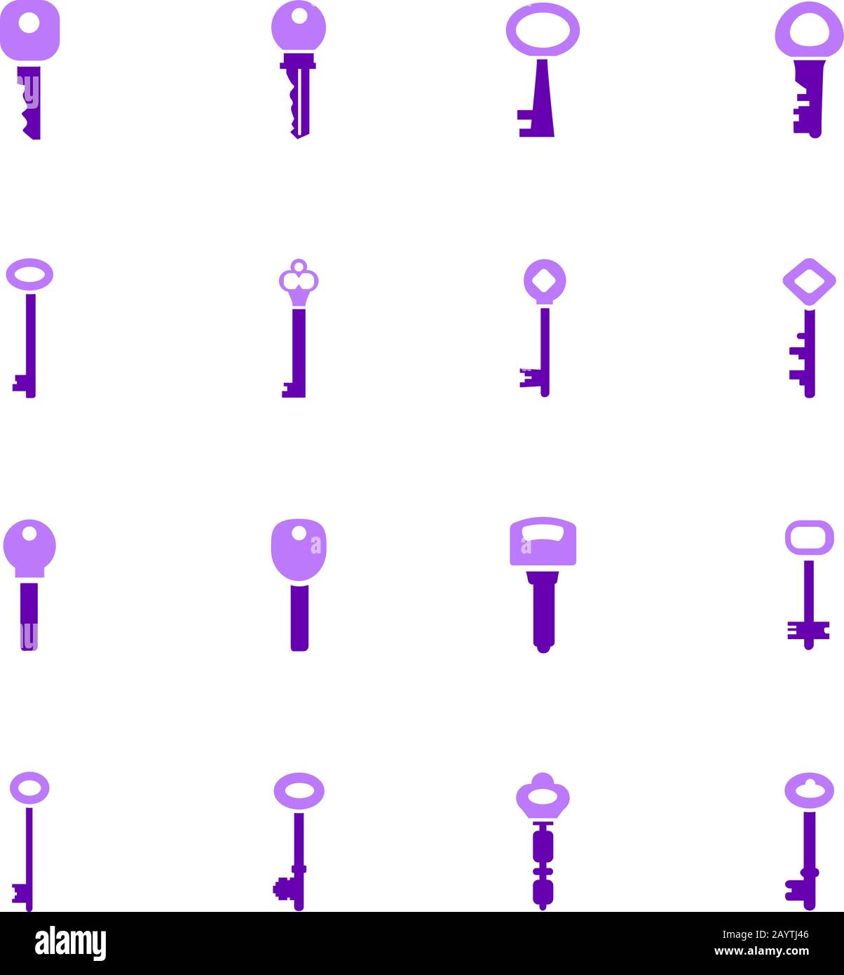 Lock and Key icons set Stock Vector Image & Art - Alamy