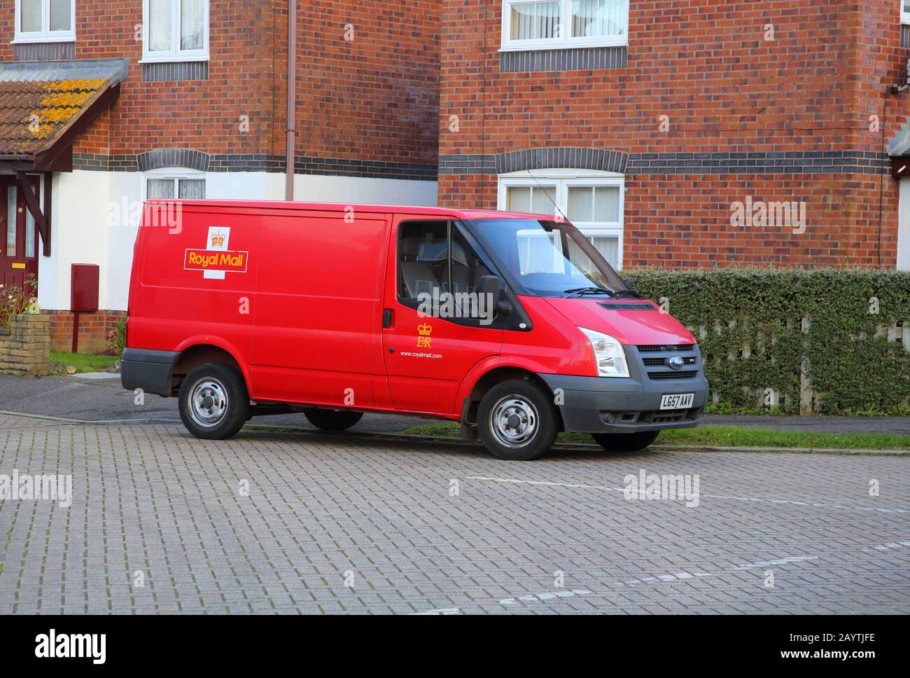 Red Mail Van High Resolution Stock Photography and Images - Alamy