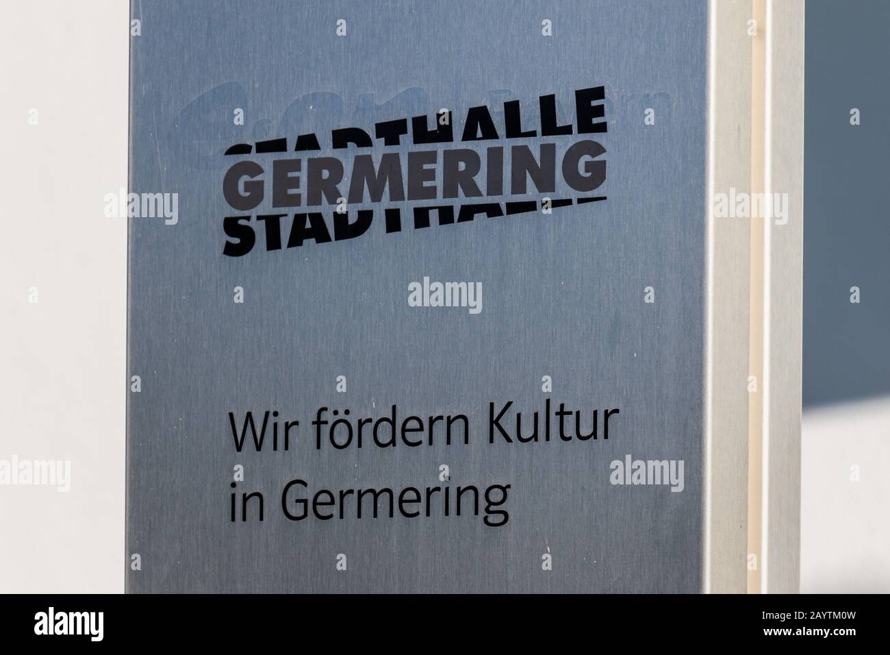 Municipal Germering, District Fürstenfeldbruck, Upper Bavaria, Germany ...