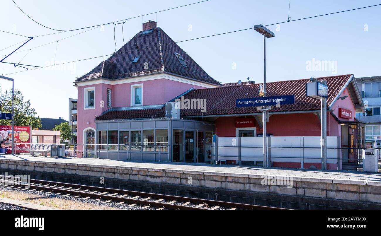 Municipal Germering, District Fürstenfeldbruck, Upper Bavaria, Germany ...