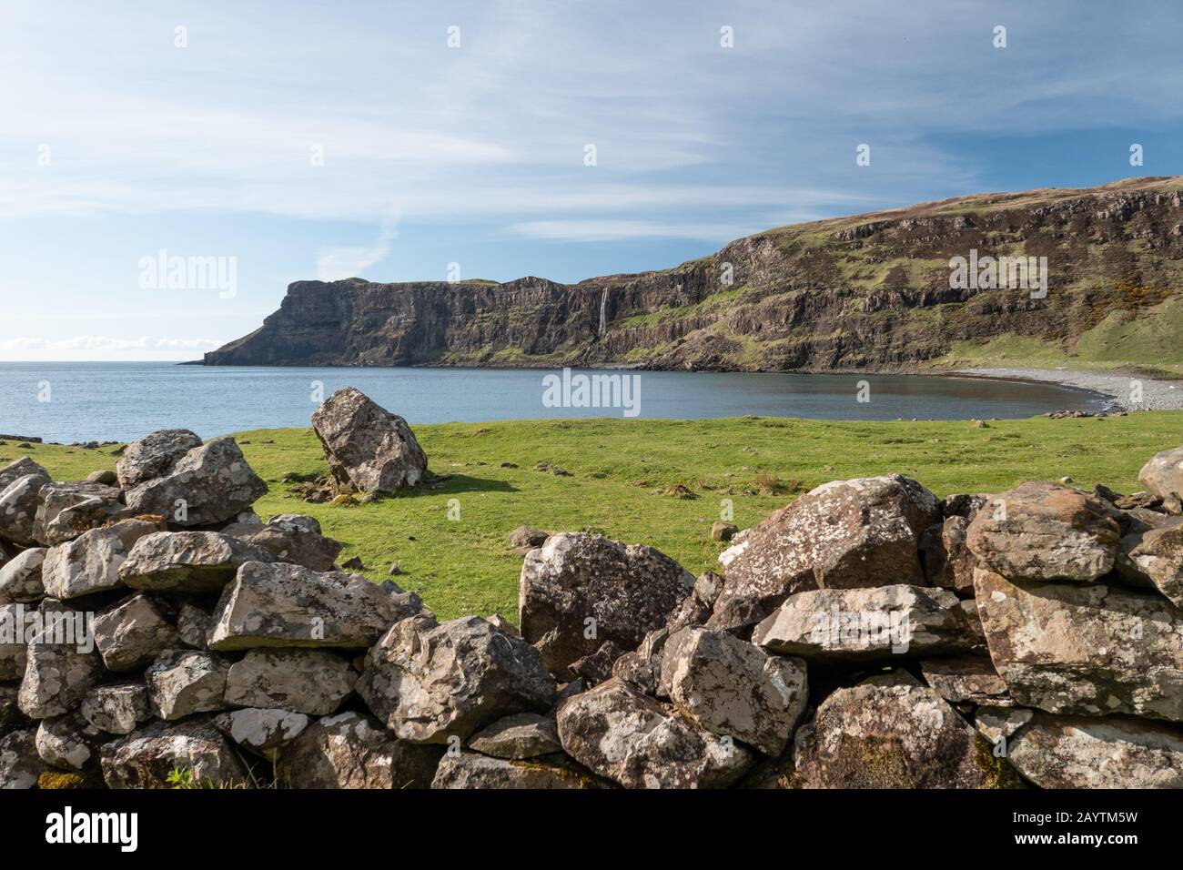 Talisker Bay landscape The Isle of Skye, Scotland, UK Stock Photo - Alamy