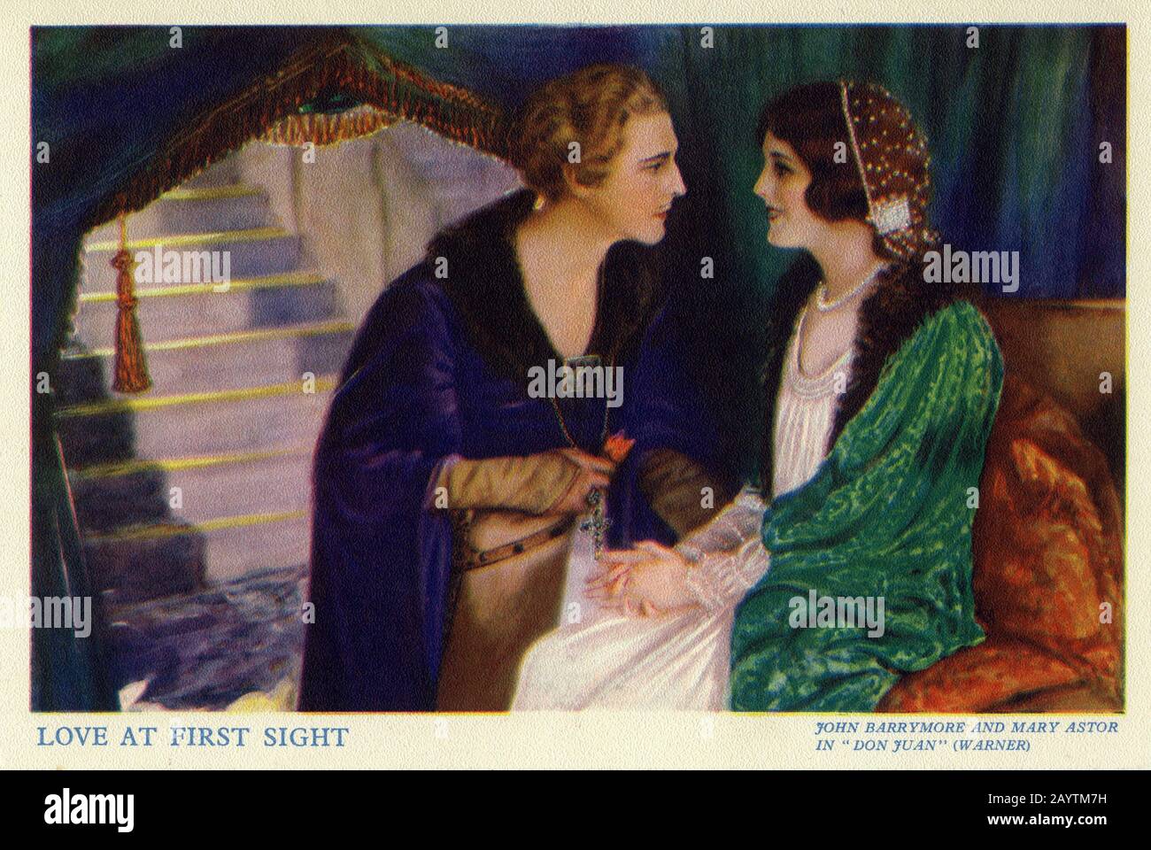 MARY ASTOR and JOHN BARRYMORE as DON JUAN 1926 director ALAN CROSLAND ...