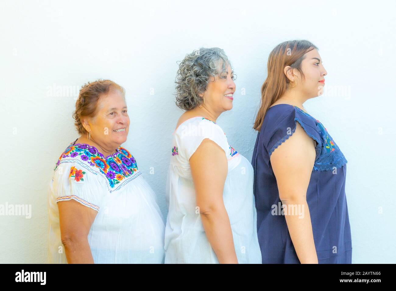 Mexican grandmother and granddaughter hi-res stock photography and ...