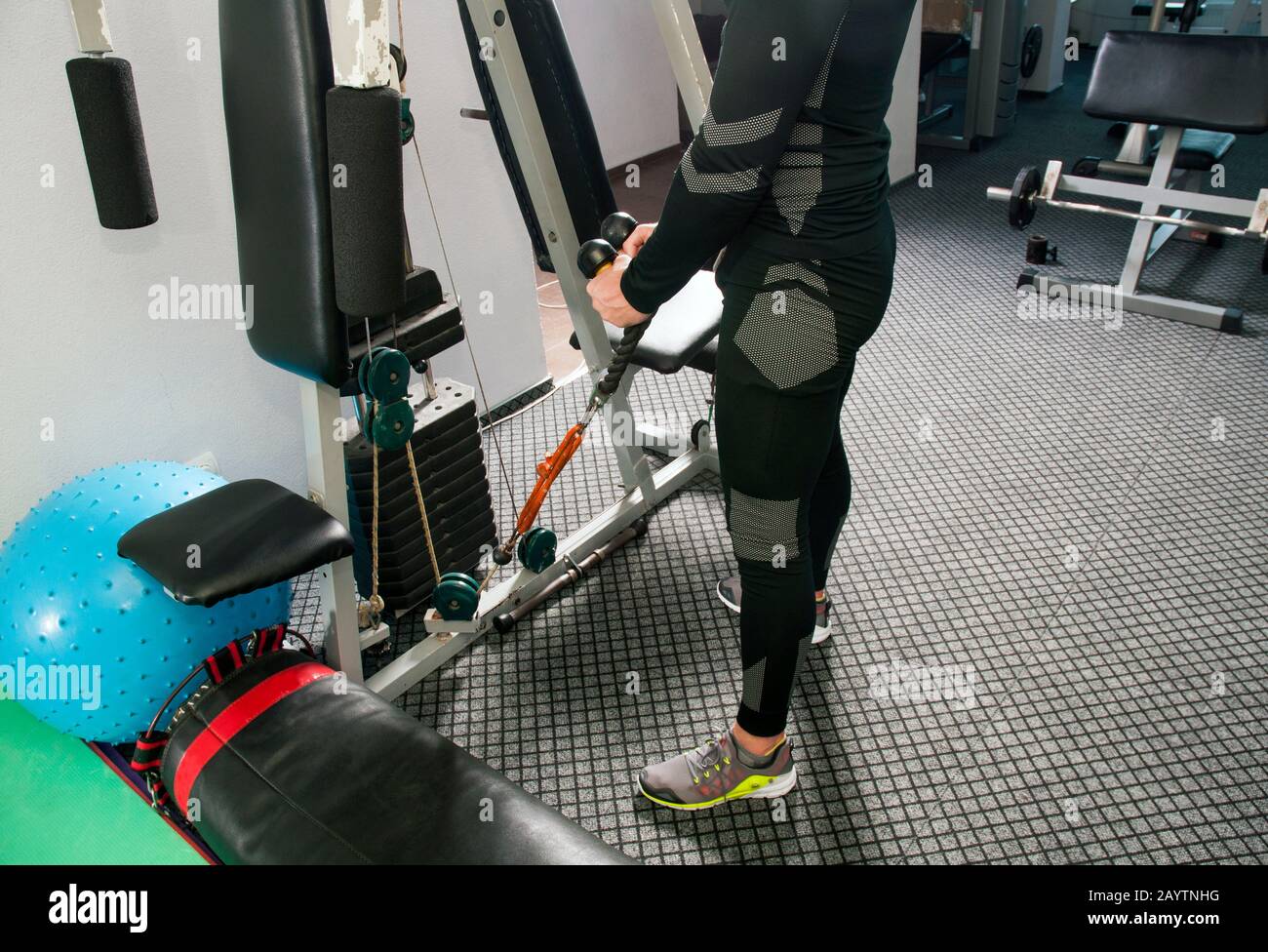 classes in the gym Stock Photo - Alamy