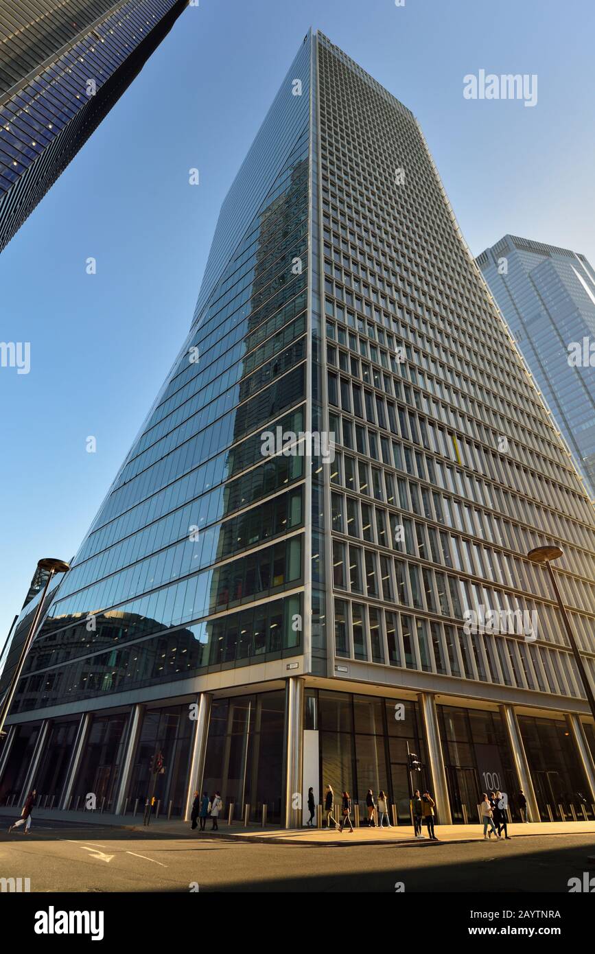 100 Bishopsgate, Bishopsgate, City of London, United Kingdom Stock ...