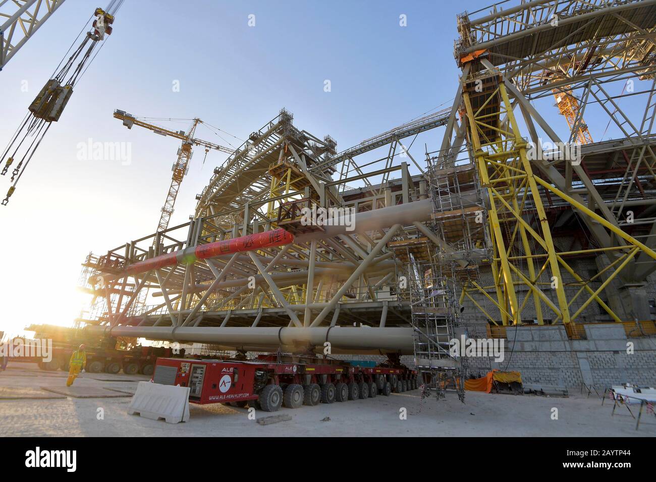 Qatar stadium in construction hi-res stock photography and images - Alamy