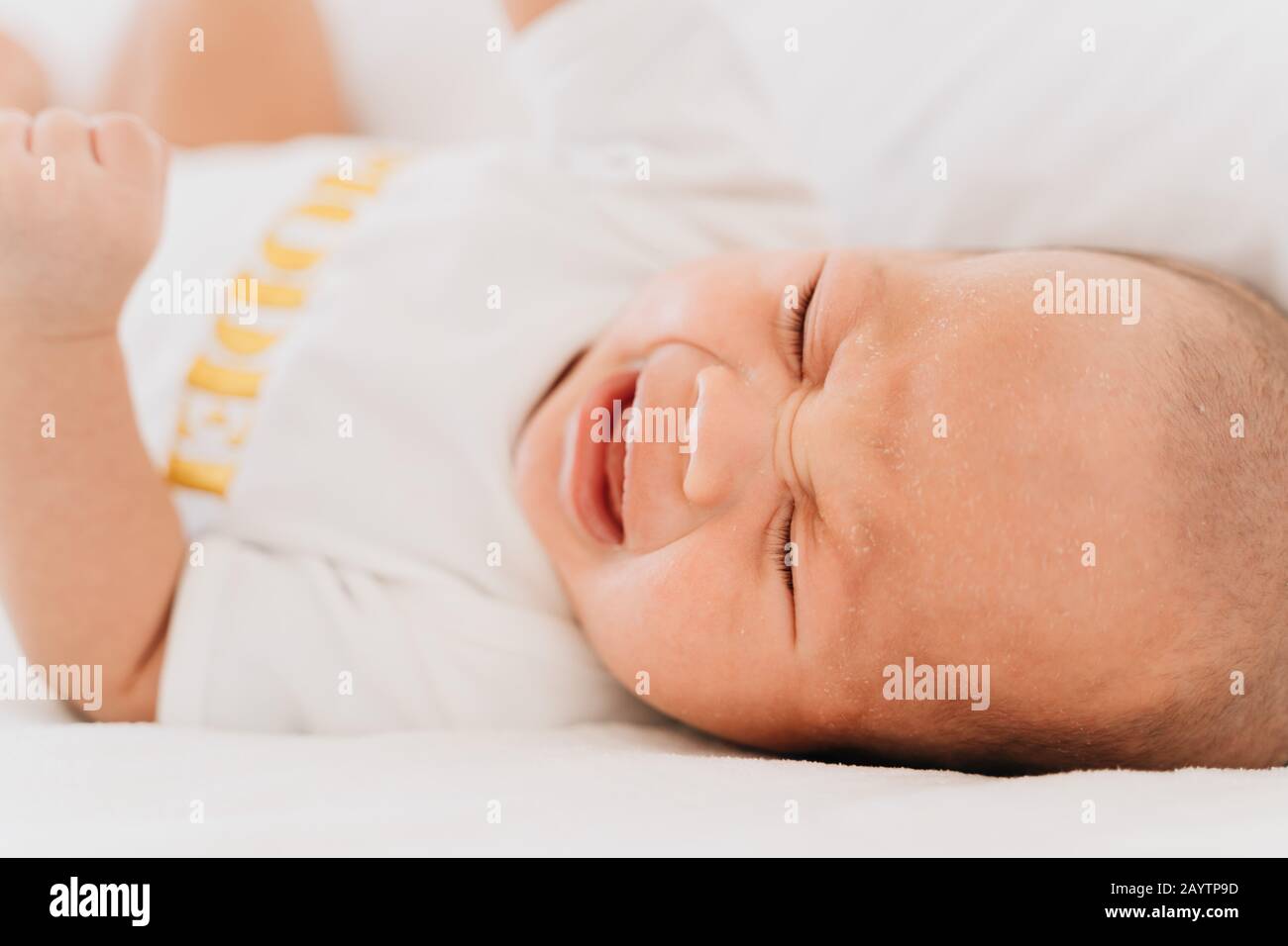 Sad Child Face Milk High Resolution Stock Photography and Images - Alamy
