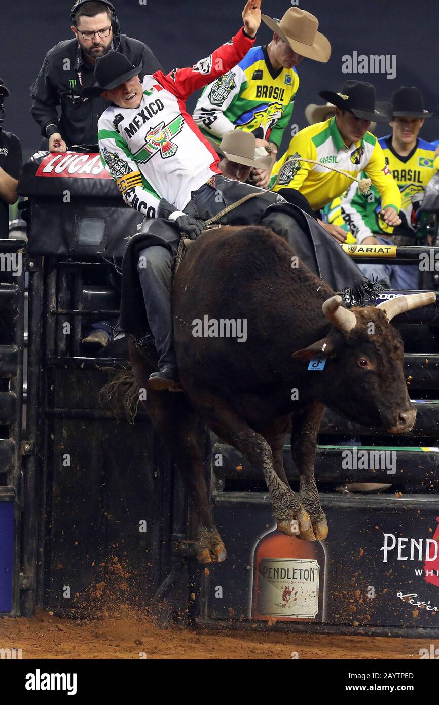Arlington, Texas, USA. 16th Feb 2020. Edgar Durazo (MEX) during the PBR ...