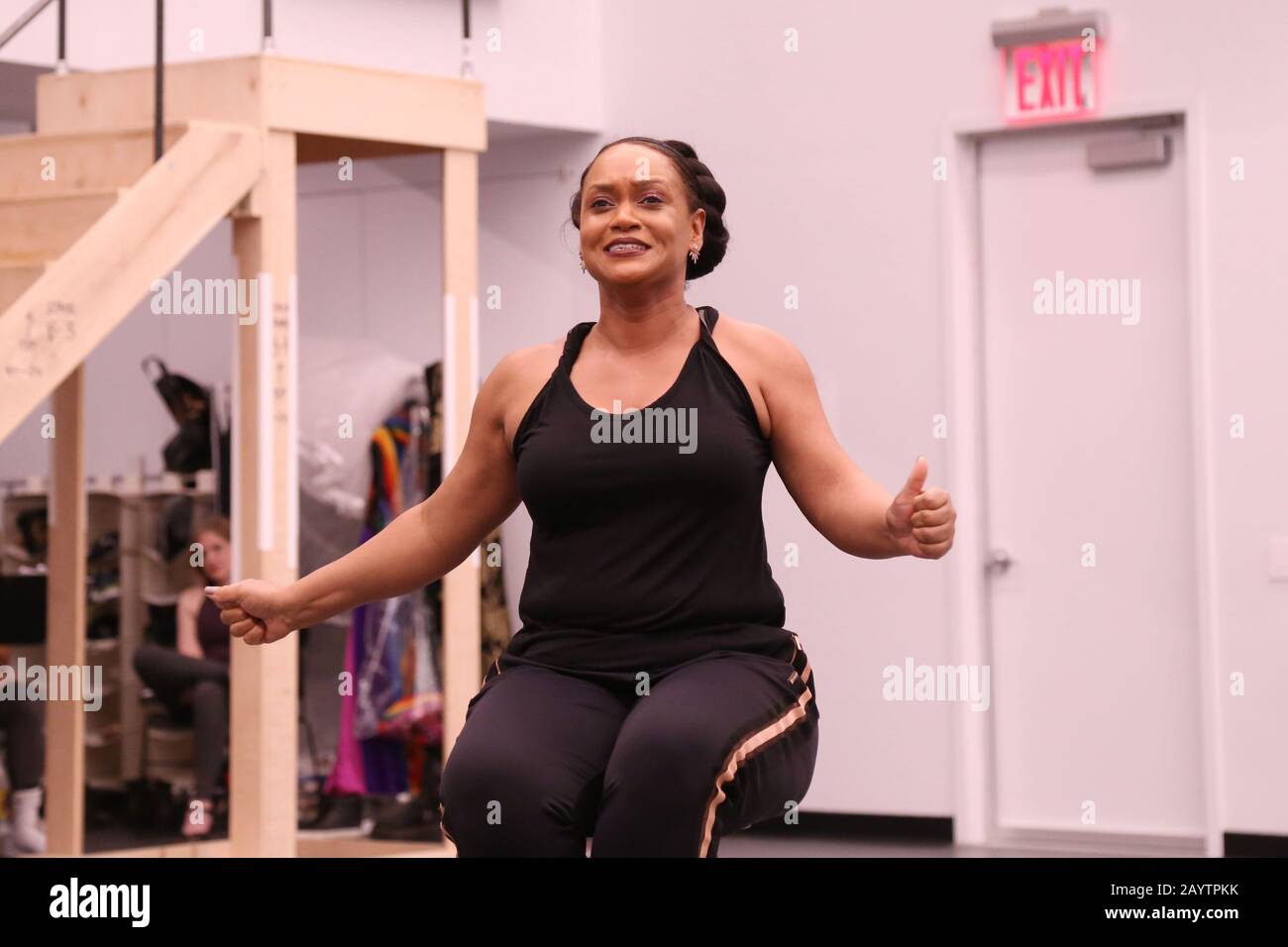 Rehearsal for the Paper Mill Playhouse production of Unmasked: The ...