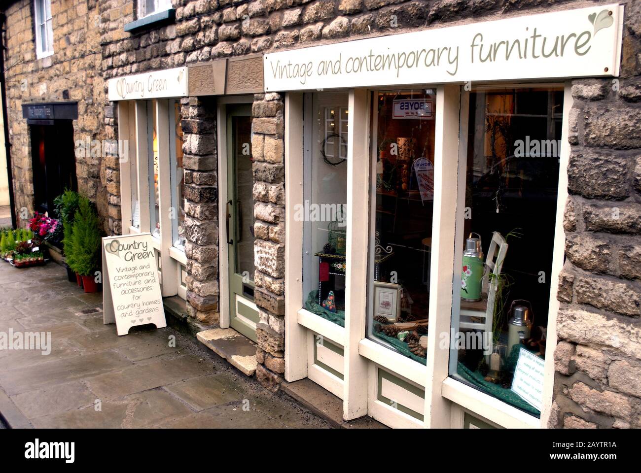 shop,Malton, North Yorkshire Stock Photo - Alamy