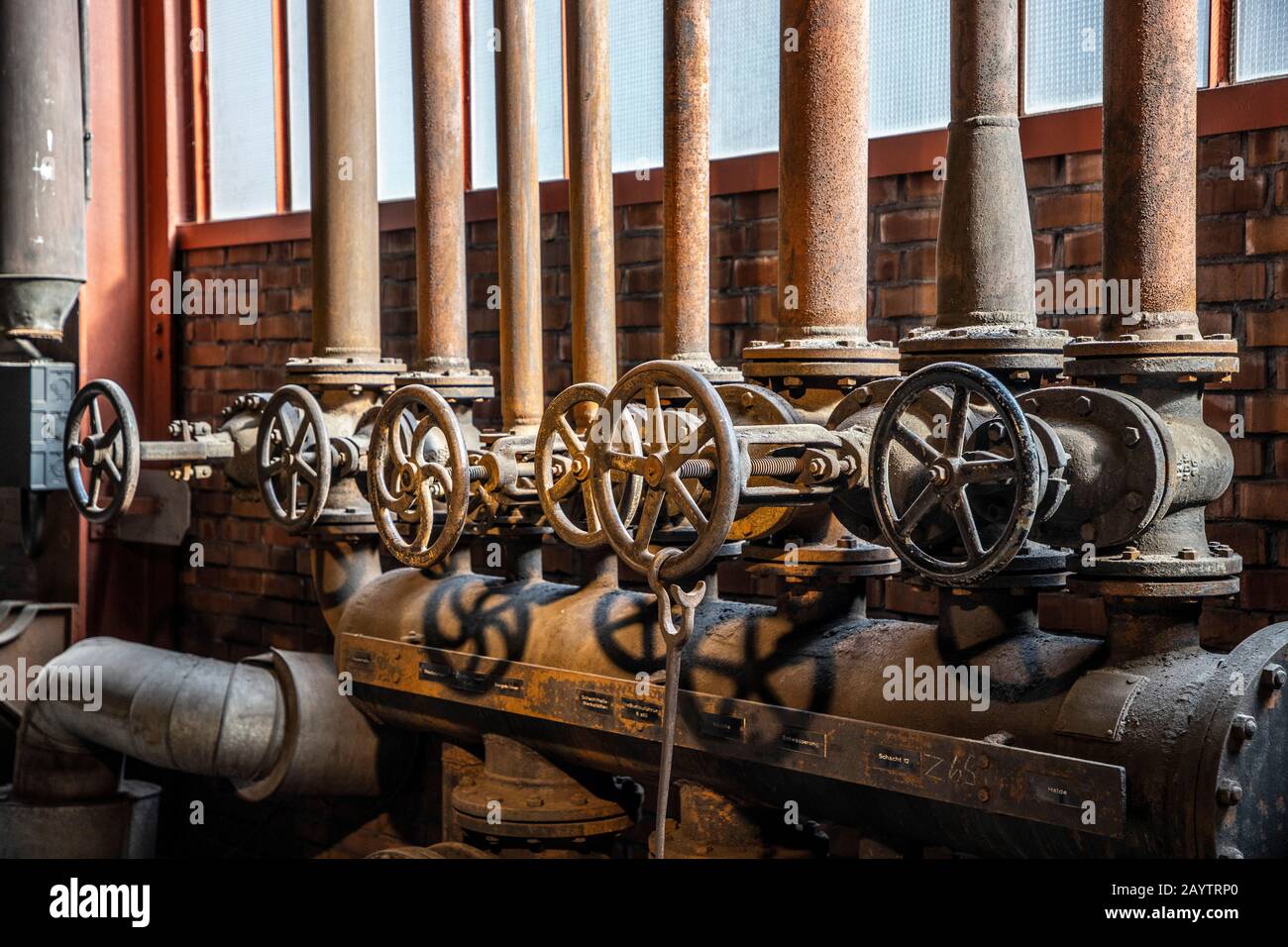 World Heritage Zollverein Colliery, monument trail in the former coal ...