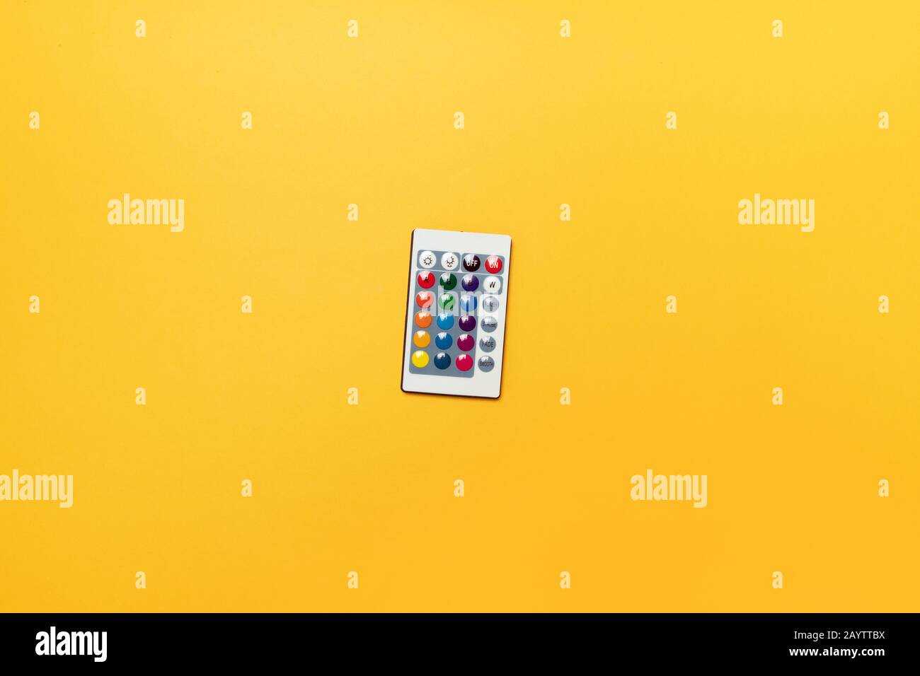 Minimal composition of the remote control for the diode tape Stock ...