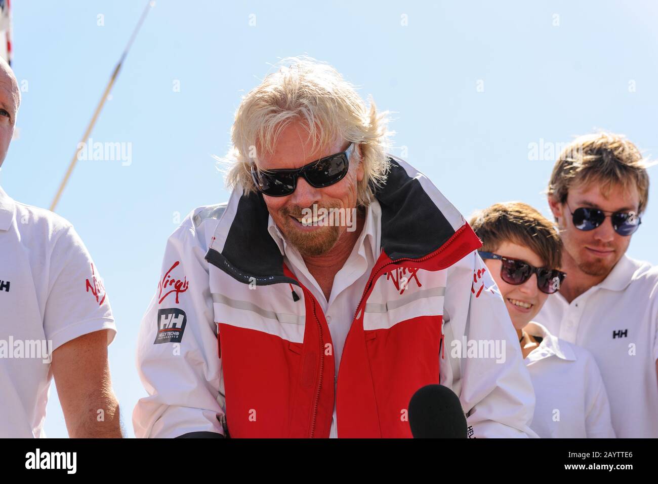 Richard branson virgin atlantic challenger hi-res stock photography and ...