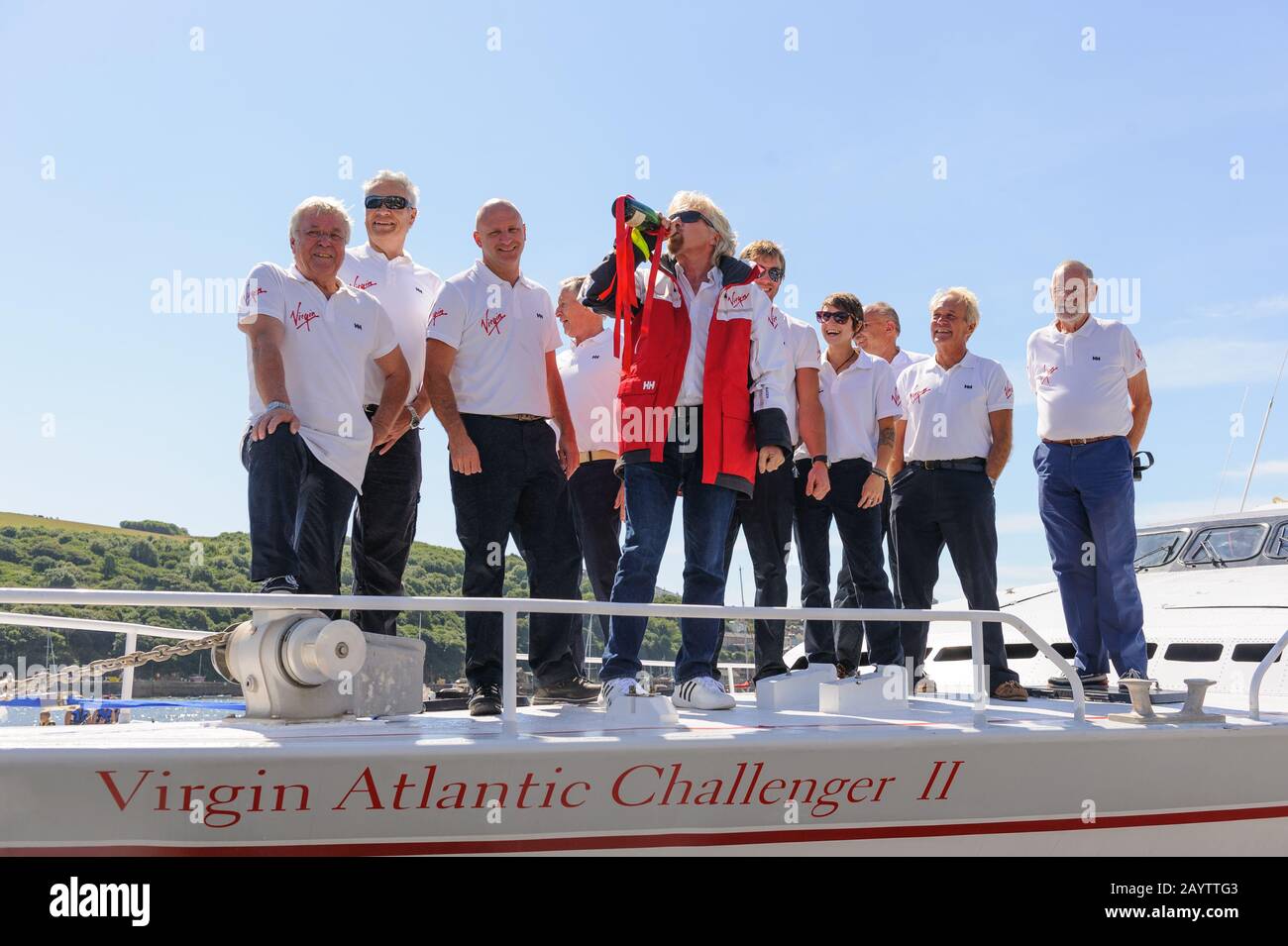 Richard branson virgin atlantic challenger hi-res stock photography and ...