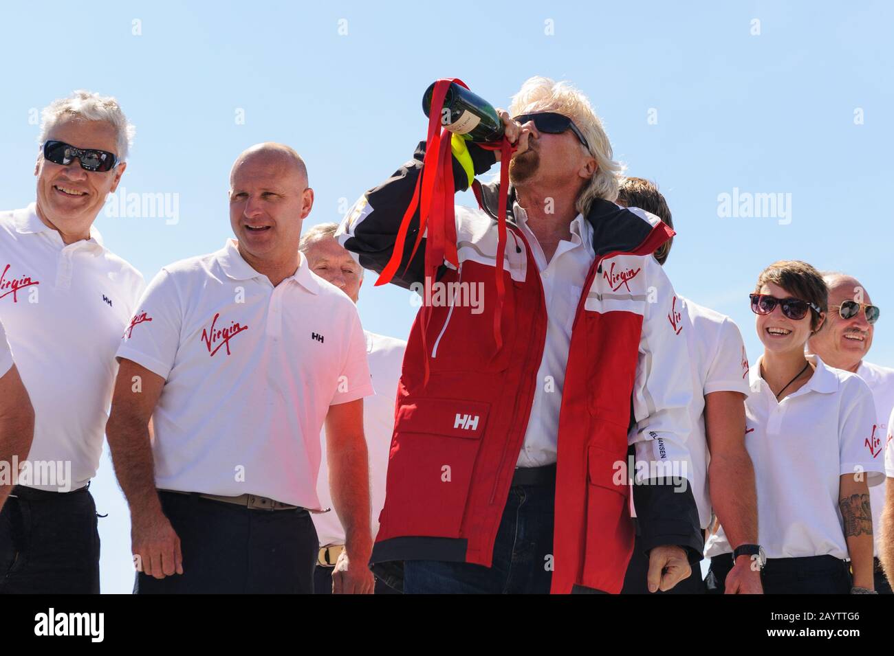 Richard branson virgin atlantic challenger hi-res stock photography and ...