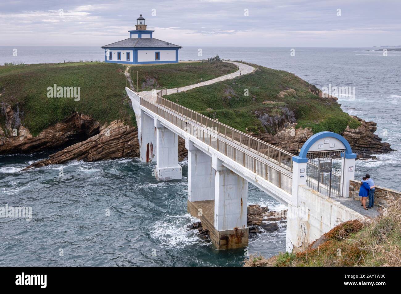 antiguo faro de Ribadeo, 1857, Isla Pancha (Illa Pancha) , Ribadeo ...