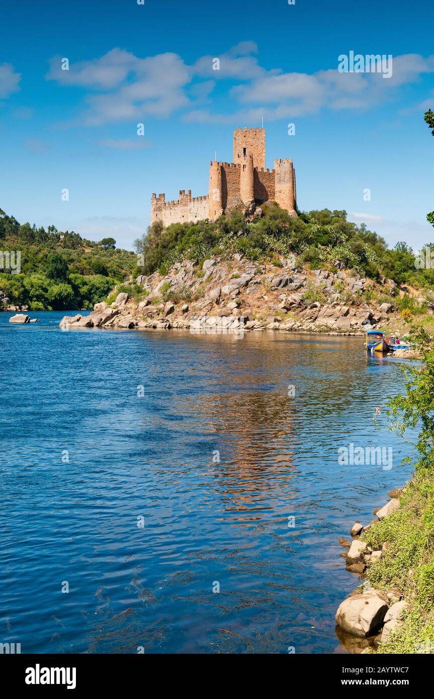 Templar castle and river tejo hi-res stock photography and images - Alamy