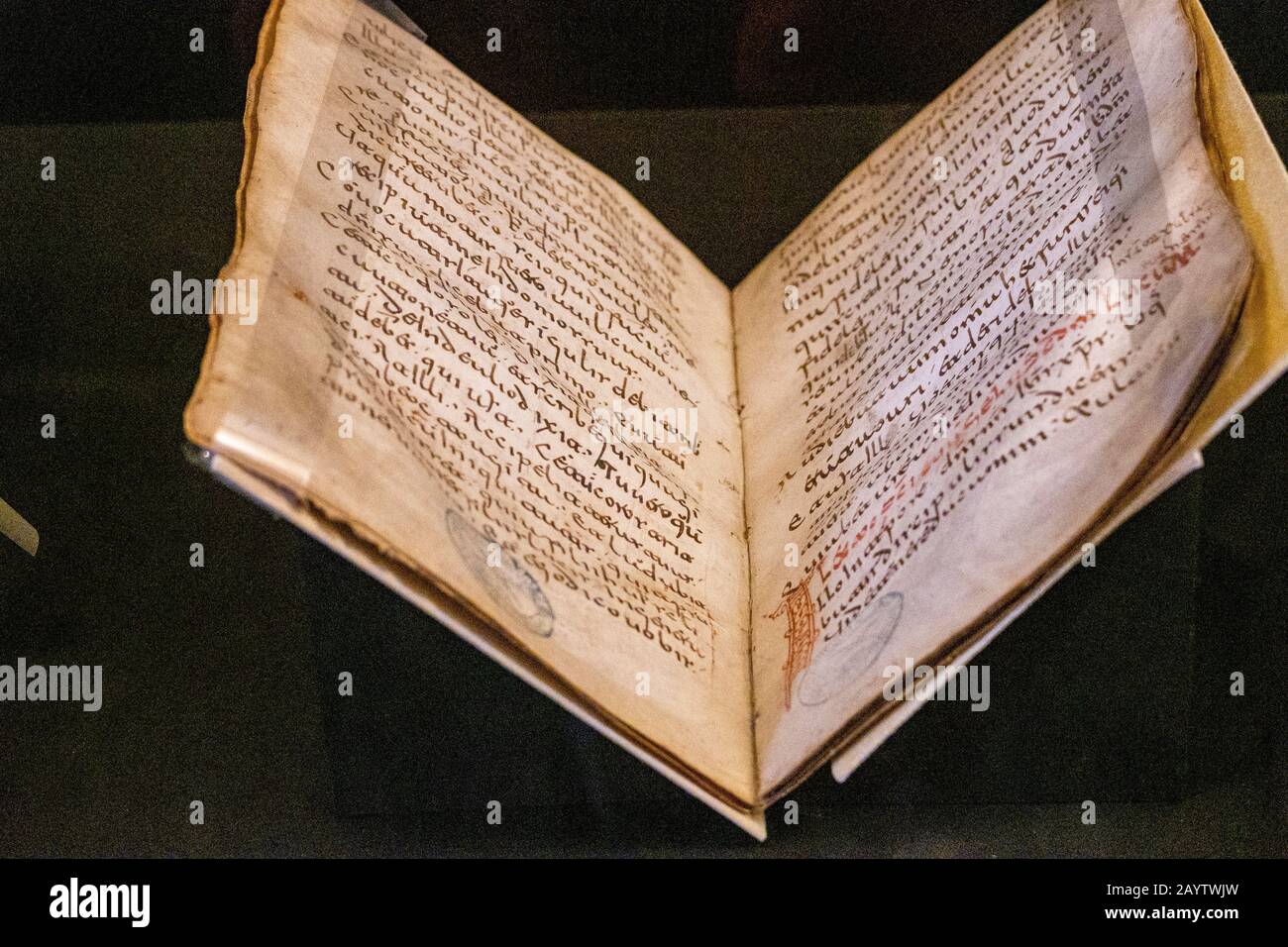 Liber Commicus, manuscrito a dos tintas sobre pergamino, siglo XII ...