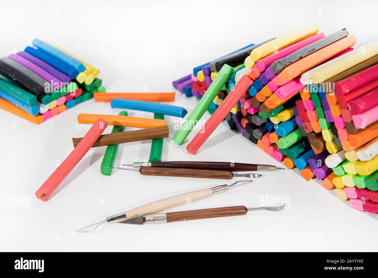 Child modelling with plasticine face hi-res stock photography and ...