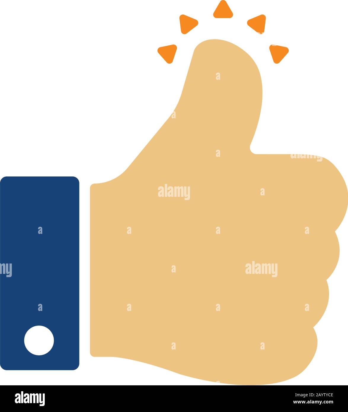 Thumbs up icon Stock Vector Images - Alamy