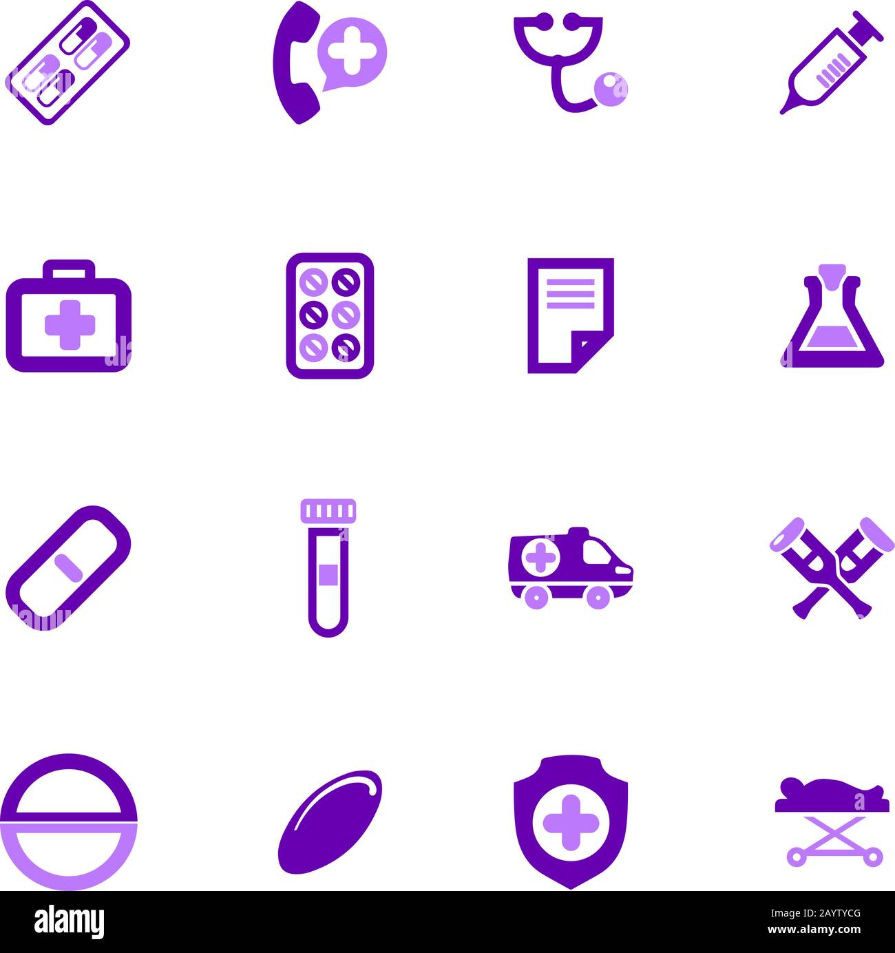 Medical icons set Stock Vector Image & Art - Alamy