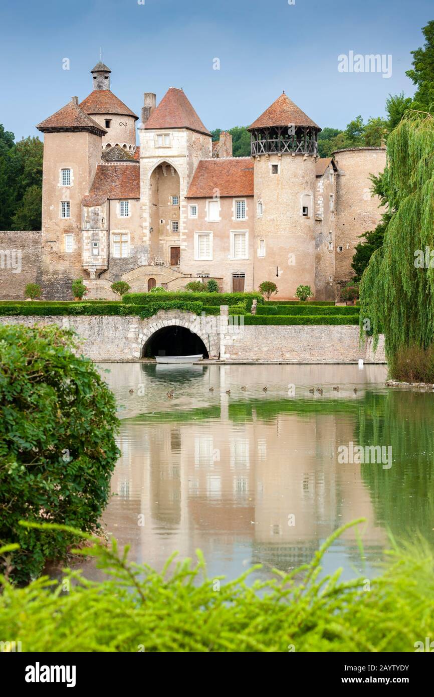 Sercy Castle in Burgundy, France Stock Photo - Alamy