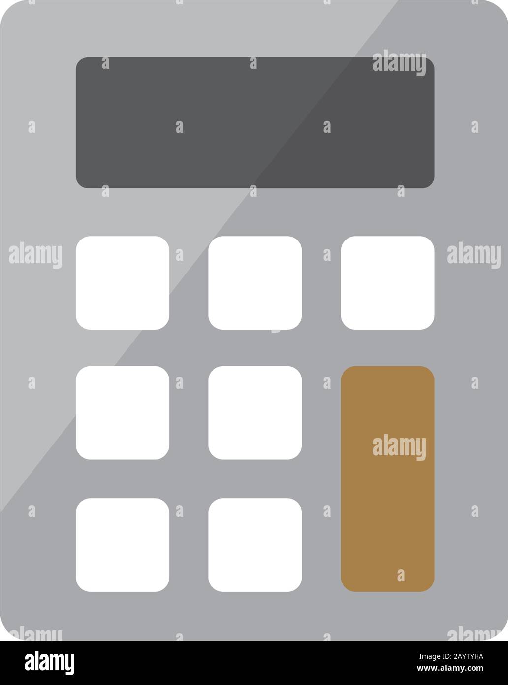 Calculator math graphic Cut Out Stock Images & Pictures - Alamy