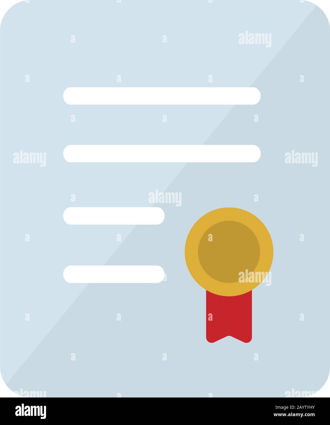 certificate , award icon Stock Vector Image & Art - Alamy