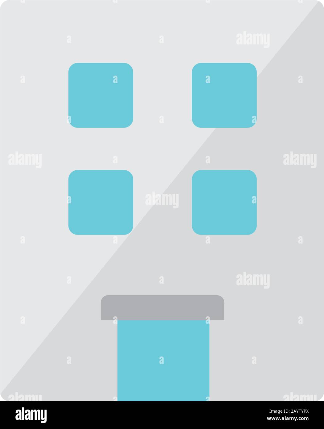 color illustration icon / company,building Stock Vector Image & Art - Alamy