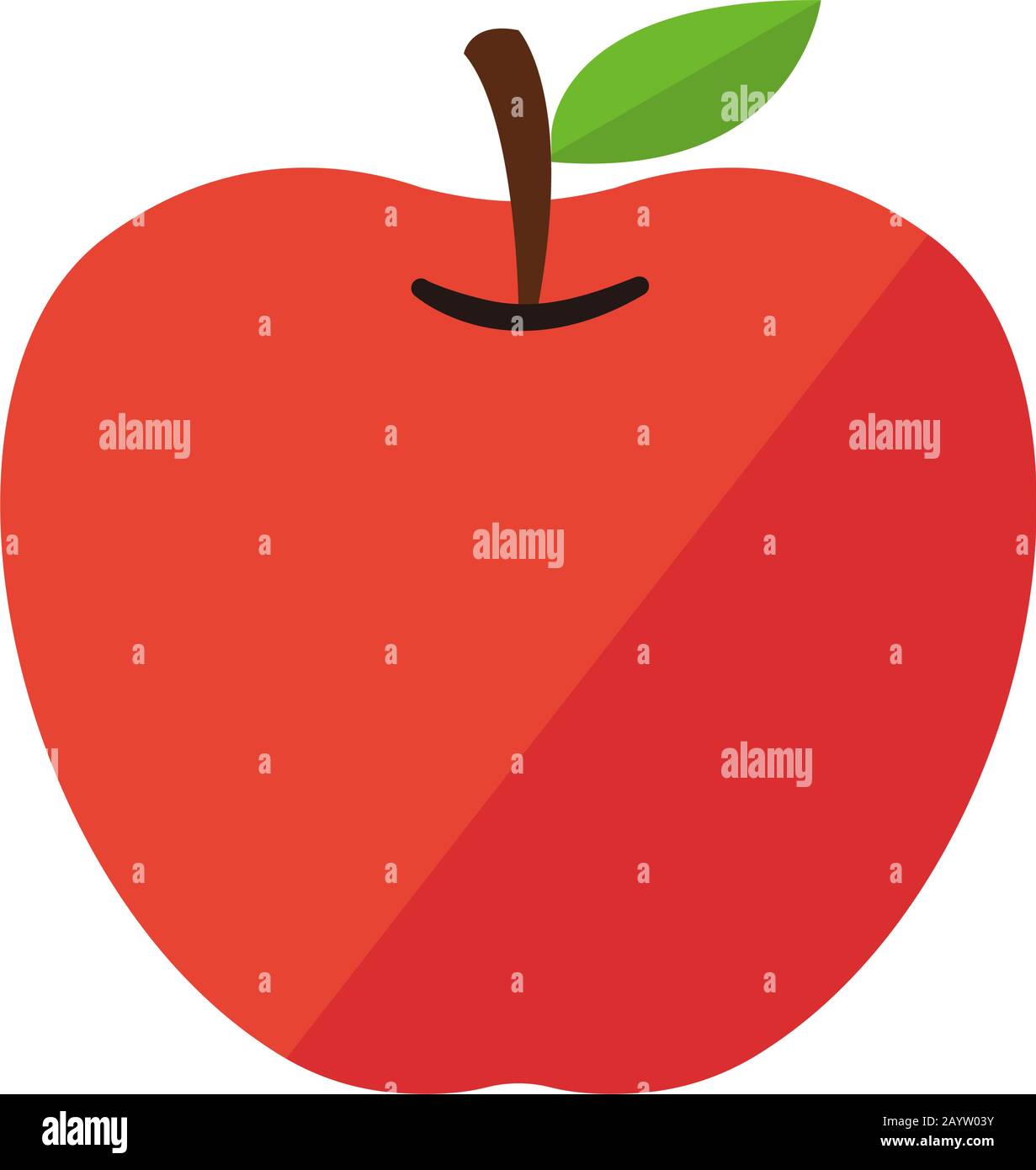 Apple shape cartoon hi-res stock photography and images - Alamy