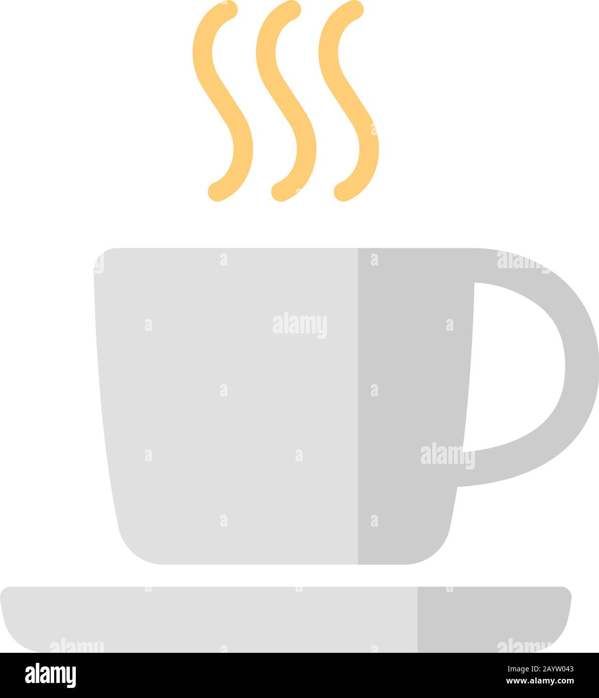 Black coffee vector vectors Cut Out Stock Images & Pictures - Alamy