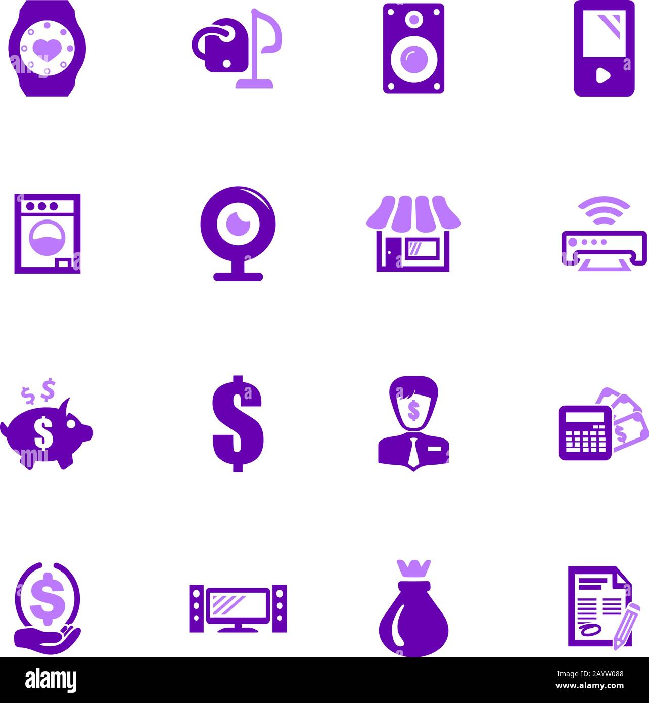 Pawn shop icons set Stock Vector Image & Art - Alamy